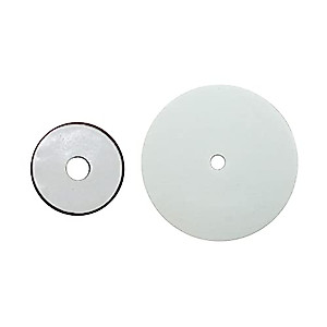 Shepherd Hardware 9471 1-Inch and 1-1/2-Inch Round, Adhesive Slide Glide Furniture Sliders, 20-Count,Tan