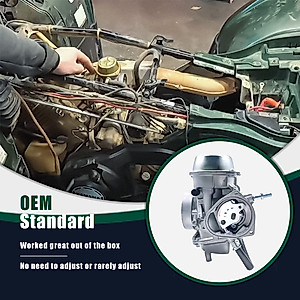 YFM600 Carburetor Carb Kit for Yamaha Grizzly 600 660 YFM600 YFM660 with Fuel Switch Valve Petcock ATV Carb