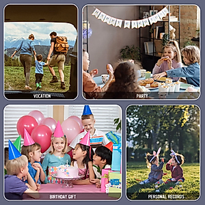 JHAMAL Digital Camera for Kids, 2.7K, 16X Zoom, 32GB SD Card & 2 Batteries (Black)