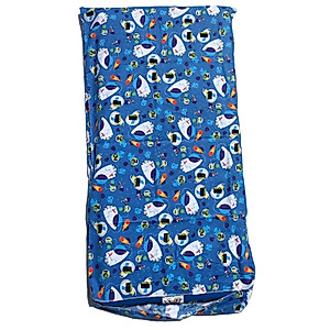 KinderMat Kids Rest Mats (5-Pack), Rainbow Designer, Non-Folding, 2-Inches Thick, 2" x 22" x 48", Red, Yellow, Green, Blue, Purple, School, Home, Daycare, 100% Made in The USA