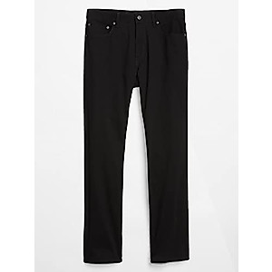 GAP Mens Straight Fit Jeans, True Black, 38W x 30L US