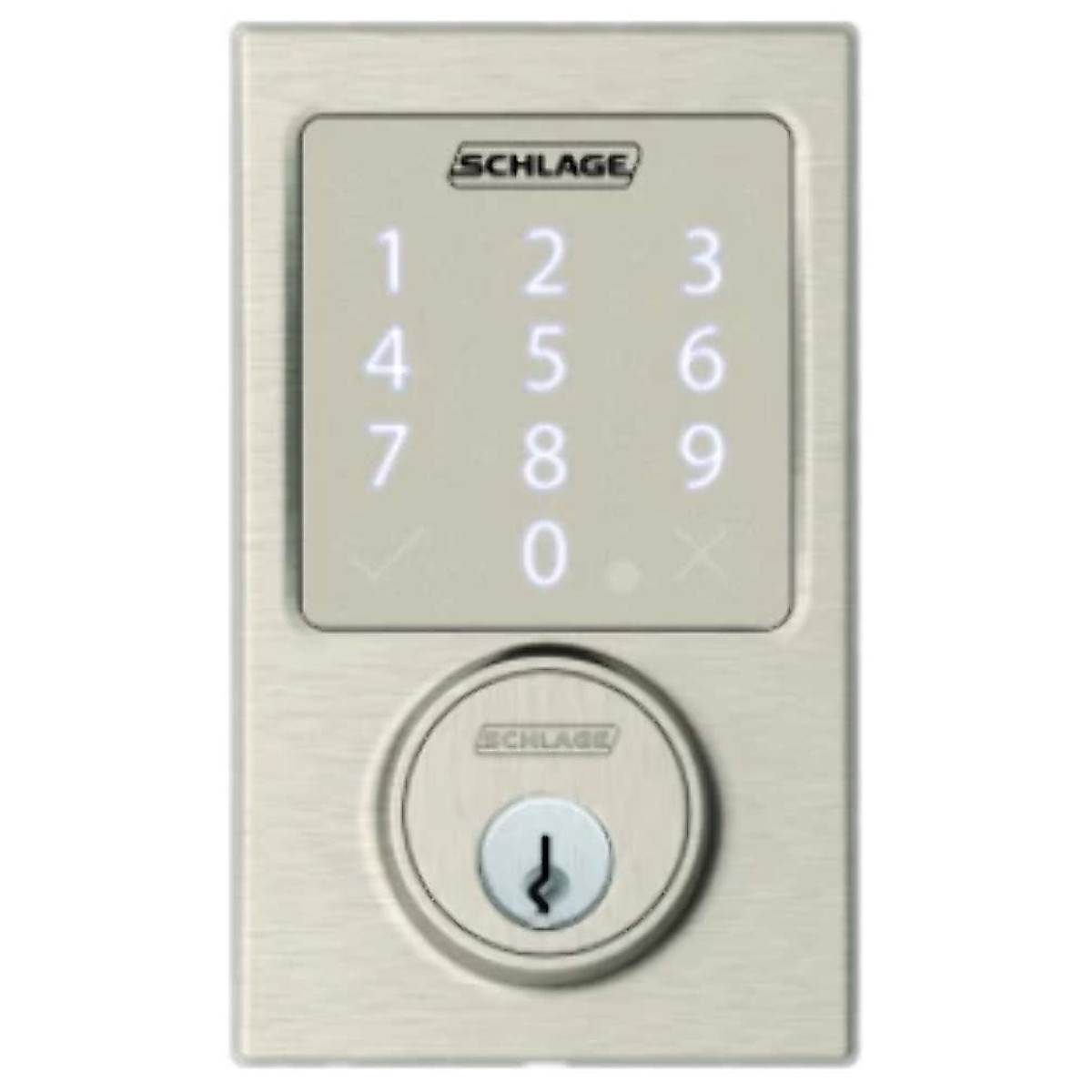 SCHLAGE Sense Smart Deadbolt With Century Trim (Matte Black)