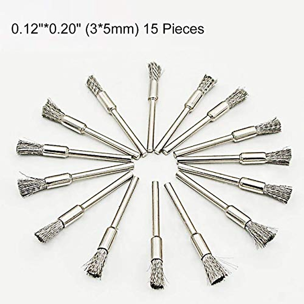 45PC Wire Brushes for Drill Set Stainless Steel Wheel Brushes Dremel Accessories for Rotary Tools - Grinding, Sanding, Polishing