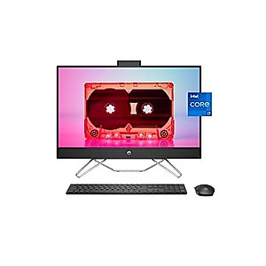 HP All-in-One Bundle PC, 27" Full HD Micro-Edge Touchscreen Display, 12th Generation Intel Core i7 Processor, Intel Iris Xe Graphics, 16 GB SDRAM, 512 GB SSD, Windows 11 Home OS, Wi-Fi (cb1180, 2022)