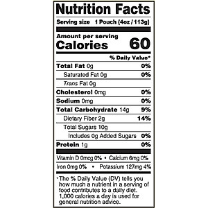 Pumpkin Tree Peter Rabbit Organics Apple and Peach, Fruit Snack Squeeze Pouch, 4 Ounce (Pack of 10)