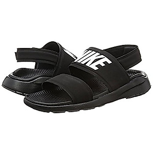 Nike Tanjun Sandal Womens, Black/White, Size 8.0