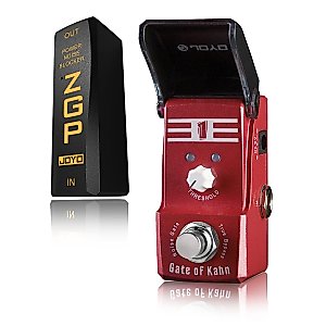 JOYO JF-324 Gate of Kahn Noise Gate Mini Pedal Bundle with JP-06 Noise Blocker Pedal Power Supply