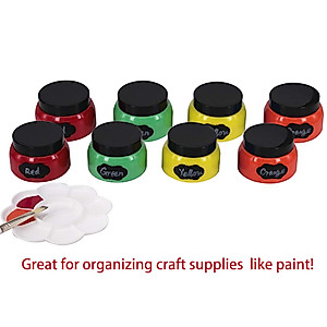 zmybcpack 12 Pack 7.7 OZ Clear Plastic Jars with Lids, A Spatula, A Pen & Labels -Refillable Round Low Profile Containers/Plastic Slime Travel Jars for Lotions, Body/Sugar Scrub, Creams