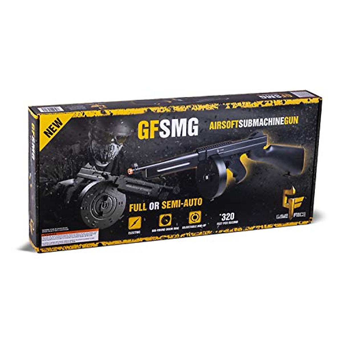 Game Face ASRGTH Electric Full/Semi-Auto Airsoft Submachine Gun