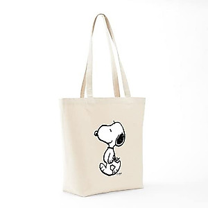 CafePress Peanuts Snoopy Canvas Tote Shopping Bag