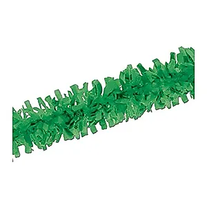 Beistle 25' Green Tissue Festooning