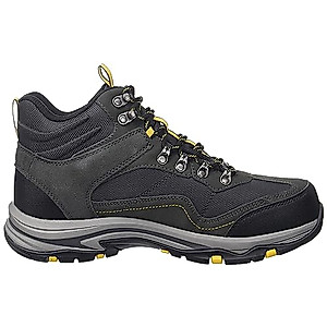 Skechers USA Men's Men's Waterproof Boot Hiking, Grey, 7.5
