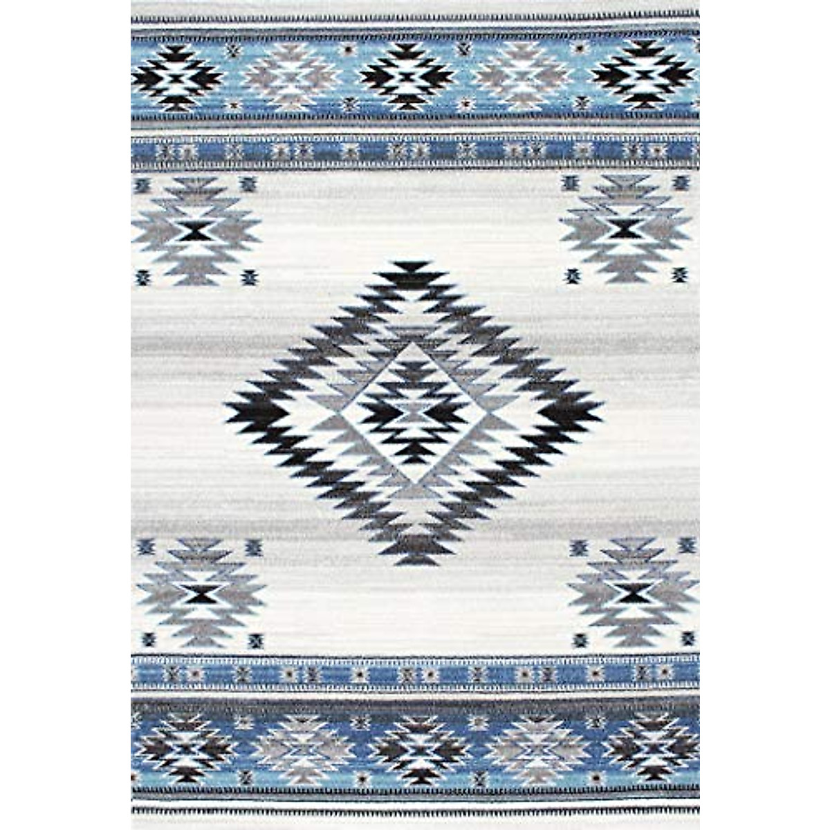 nuLOOM Amparo Area Rug, 5x7, Aqua