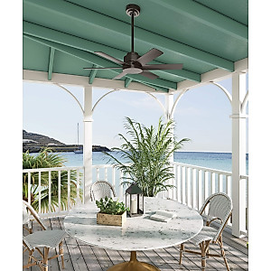 Hunter Fan Company, 51114, 44 inch Kennicott Premier Bronze Indoor / Outdoor Ceiling Fan and Wall Control