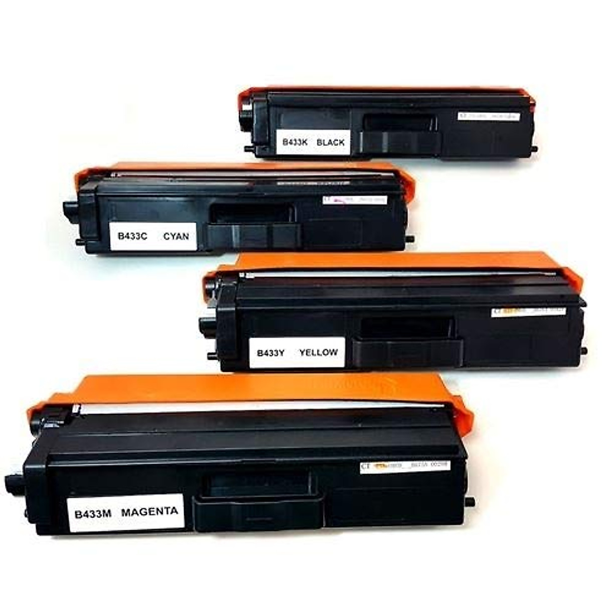Calitoner Compatible Toner Cartridges Replacement for Brother TN433 Use for Printers HL-L8260,8360CDW-(4 Pack)