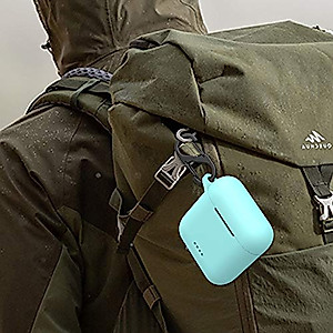 Aotao Silicone Case for TOZO T6, Soft and Flexible, Scratch/Shock Resistant Silicone Cover for TOZO T6 Headphones (Teal)