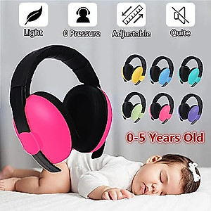 WEISIPU Ear Defenders Kids Children Hearing Protectors Baby Noise Cancelling Ear Muffs (Purple)