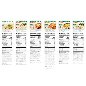 Nurture Life Healthy Toddler & Kid Food Favorites 6-Meal Variety Pack (French Toast & Chicken Nuggets), Organic Focus