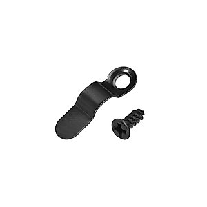 uxcell Frame Turn Button, 9/10" Metal Bow Shape with Screws for Hanging Pictures, Photos, Drawings and Posters, 30 Pcs (Black)