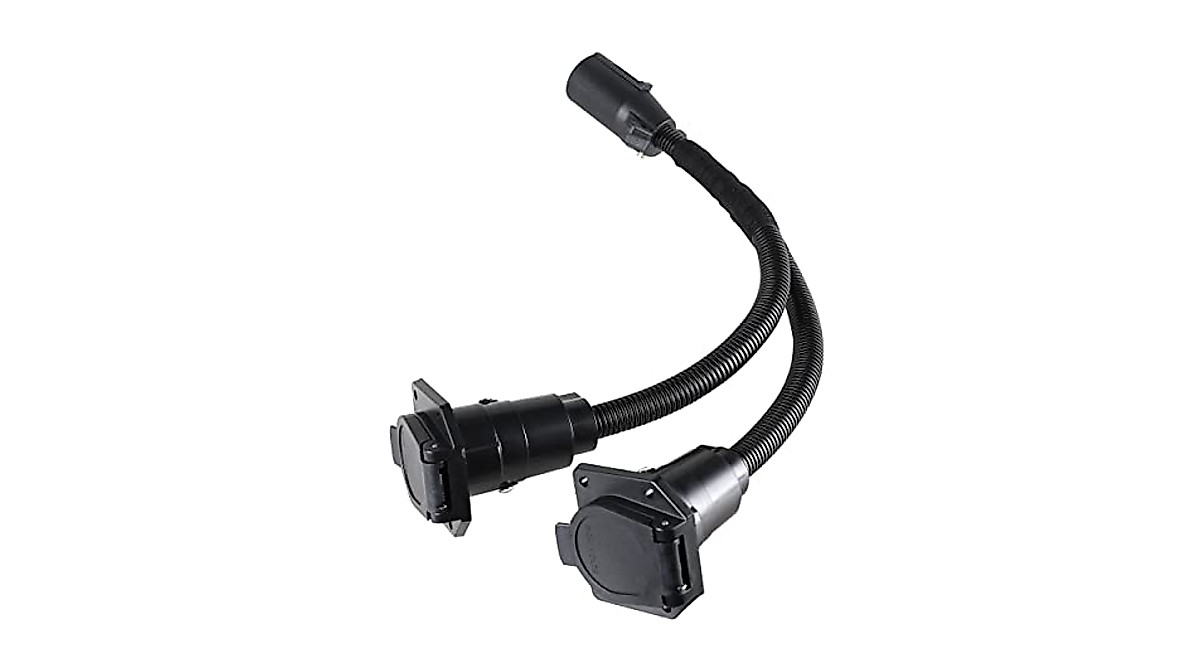 Oyviny 7 Way Y Splitter Trailer Adapter for Easy Hook-Up