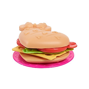 Disney Junior Minnie Mouse 18-piece Backpack Picnic Set, Dress Up and Pretend Play, Kids Toys for Ages 3 Up, Amazon Exclusive by Just Play