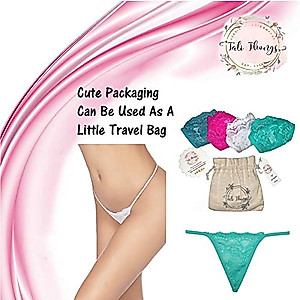 Low Rise Medium Thongs Women's Sexy Lace Thong T Back Cotton G-String Panties