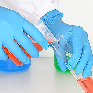 stonylab Plastic Beaker Set, Clear Plastic Graduated Beaker with Pouring Spout Measuring Beaker Set Liquid Cup Container in 5 Sizes, 50 ml/100 ml/250 ml/500 ml/1000 ml (1 L), Combo Pack