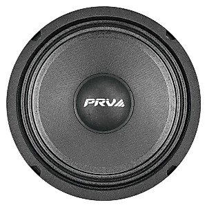 PRV AUDIO 6.5 Midbass Speaker 6MB200-4 v2 4 Ohms - 200 Watts 93.5 dB 1.5" Voice Coil - 6 Inch Speaker for Car Audio with Outstanding Vocals and Punch for Small Custom Enclosures - Pro Audio (Single)