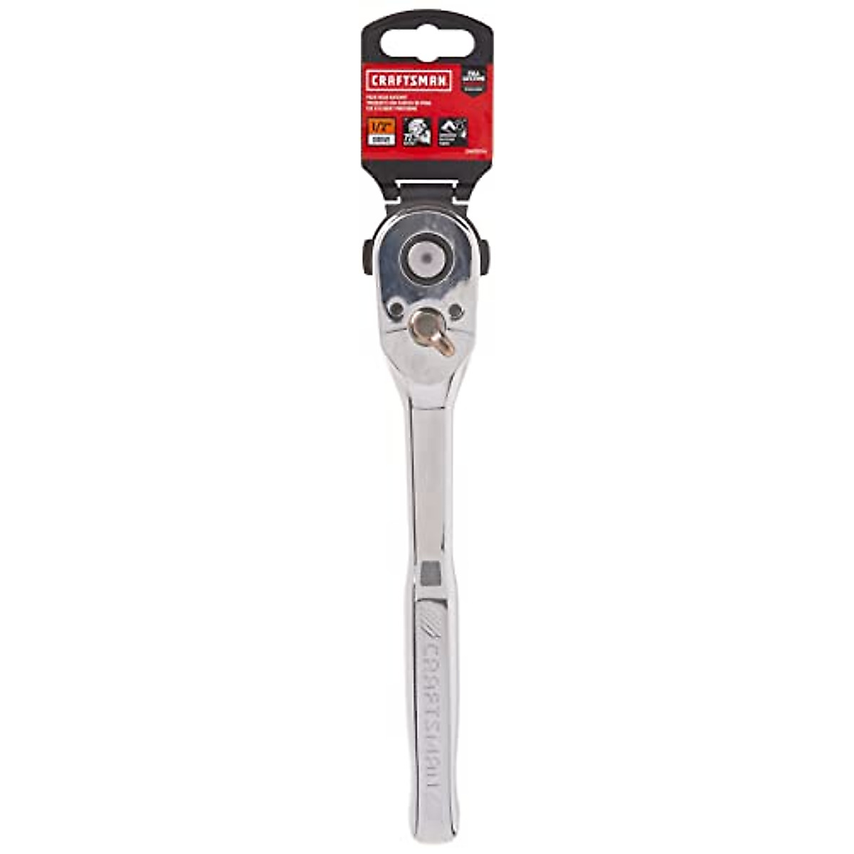 CRAFTSMAN Ratchet Wrench, 1/2-Inch Drive, 72-Tooth, Pear Head (CMMT81749)