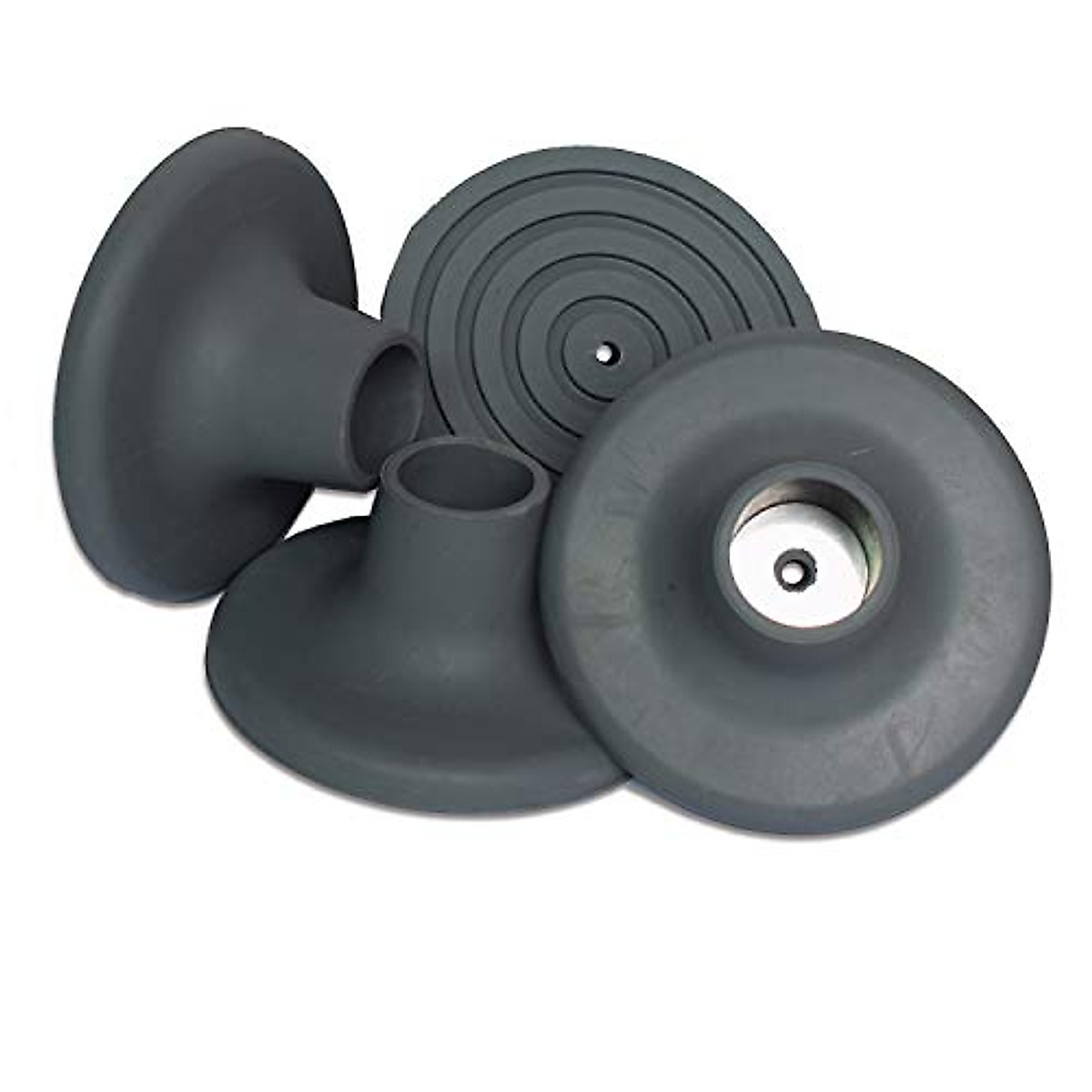 Replacement Feet for Assembly Toilet Safety Feet, Shower Stools and Transfer Bench for Elderly Disable with Upgrade Large Anti-Slip Mat (1-1/8)