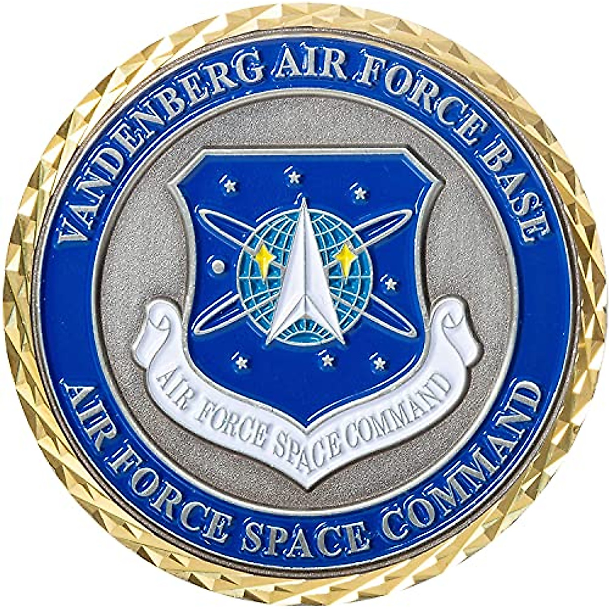 United States Air Force USAF Vandenberg Air Force Base AFB Space Command Challenge Coin