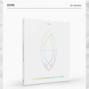 GENIE MUSIC Seventeen - 2018 Seventeen Concert Ideal Cut in Seoul DVD 3Discs+152p Photobook+On Pack Poster+1Sticker+1Photocard+Double Side Extra Photocards Set