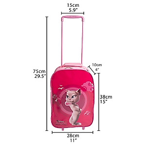 Talking Tom and Friends Ultimate Gift Set - Includes Angela 10 Inch Plush Toy, Stationary Set, Backpack & Roller Case