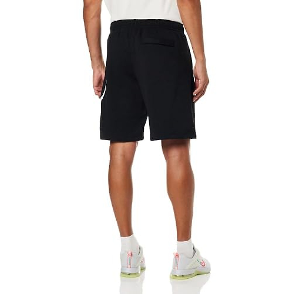 Nike Men's Sportswear Club Short Basketball Graphic, Black/White/White, X-Large