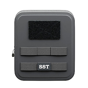 SealBags Large Water Resistant Tactical MOLLE Pouch for Hiking, Tools and Camping Gear. Durable Thermoplastic Design and Molle Compatible with Backpacks, Tactical Belts, Waist Bags and More