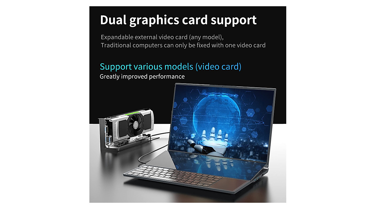 High-Performance 16in Dual Screen Laptop with Touch