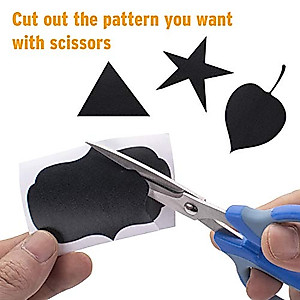 ONUPGO Chalkboard Labels-180pcs Waterproof Reusable Blackboard Stickers with 1 Liquid Chalk Marker for Mason Jars, Parties Decoration, Craft Rooms, Weddings, Storage, Organize Your Home & Kitchen