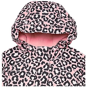 The Children's Place,And Toddler Heavy 3 in 1 Winter Jacket,Wind-resistant Water-resistant Shell,Fleece Inner,Cheetah Three Color_Strawberry Cream | STRAWBERRY CREAM,18-24 Monts