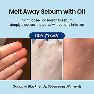 coxir ULTRA HYALURONIC CLEANSING OIL l Gentle Korean Facial Cleanser, Blackhead, Makeup Removal with Hyaluronic Acid, Plant-based oils, No Mineral Oil [5.07 Fl.oz(pack of 1)]