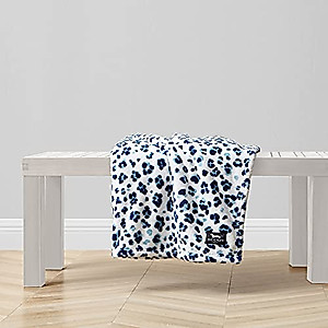 SCOUT Home - Throw Blanket, Plush Medium Weight Bedding, Cozy Home Decor for Bed or Couch (City Kitty Navy, Oversized Throw)