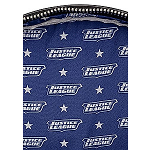 Loungefly DC Comics Superheroes Chibi Lineup Womens Double Strap Shoulder Bag Purse