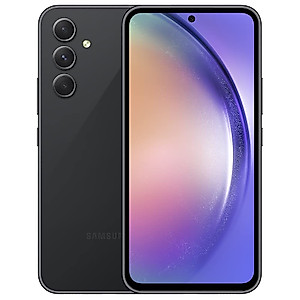 Samsung Galaxy A54 5G Dual SIM 256GB ROM 8GB RAM 6.4" 120Hz AMOLED, Octa-Core, 50MP Camera (GSM Unlocked for T-Mobile, Metro, Global) International Model A546E/DS Mobile Cell Phone (Graphite)