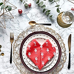 PHEZEN 10 Pieces Christmas Cotton Fabric Bundles, Sewing Square Fabric Scraps Quilting Fabric Squares Assorted Christmas Patterns Cotton Patchwork for DIY Craft Christmas Party Supplies, 25 x 25 cm