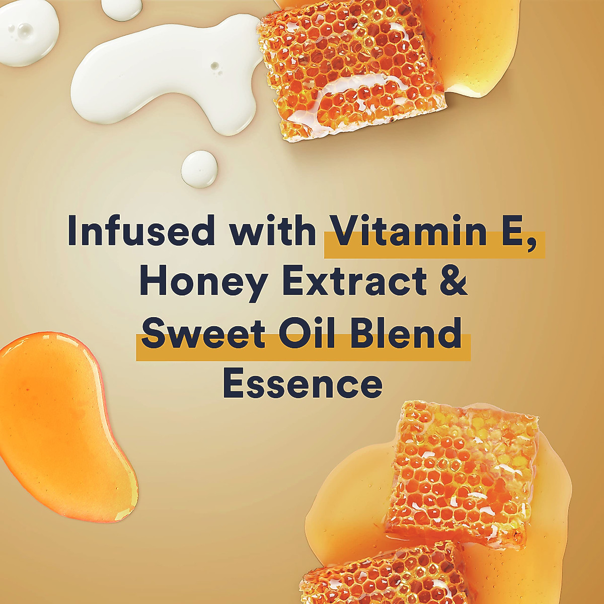 Suave Essentials Gentle Body Wash Milk & Honey 6 Count With A Sweet Oil Blend Essence Infused With Vitamin E & Honey Extract 18 Oz