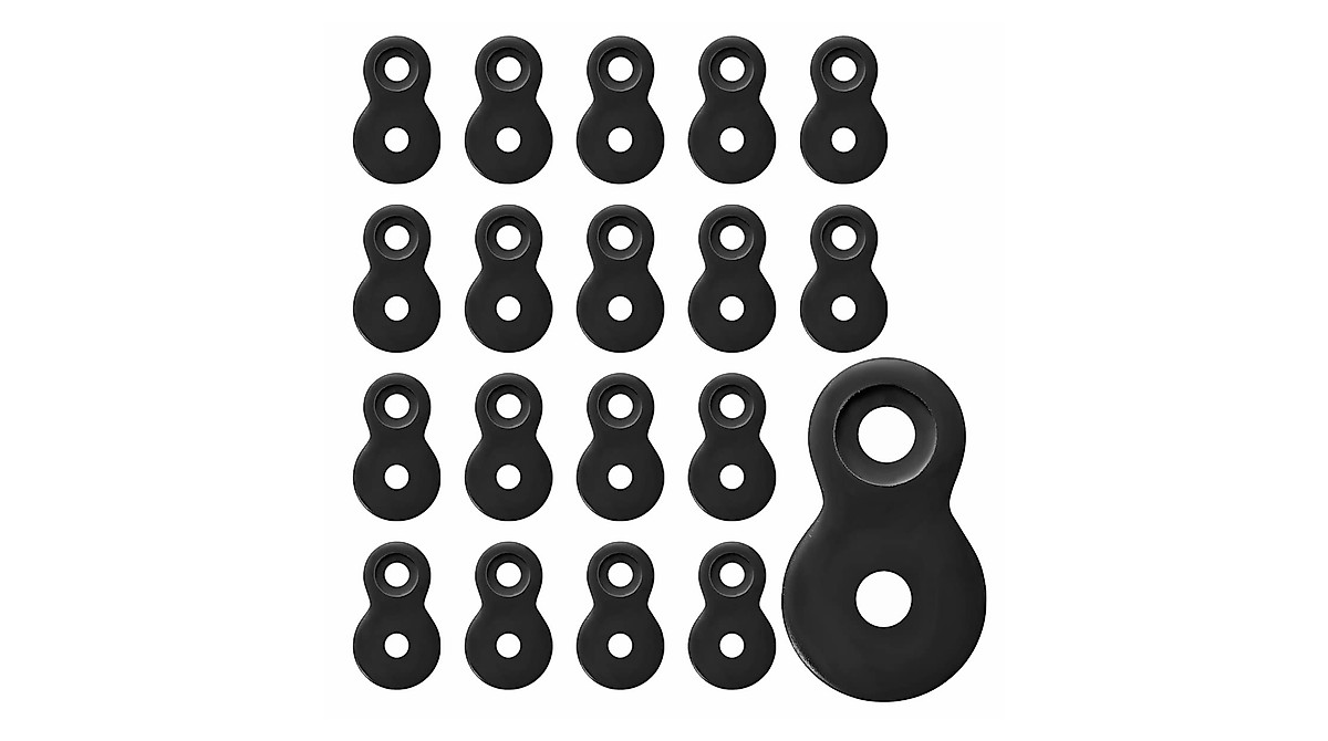 Durable Figure 8 Fasteners for Table Tops - 40 Pack