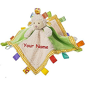 Personalized Taggies Sherbet Lamb Character Blanket Snuggle Blanky - 13 Inches