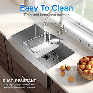 Carivia 6 Pack Full Size Steam Table Pans,Stainless Steel Hotel Pan,1/1 6 Inch Deep Anti Jam Commercial Table Pan,20.8" L x 13" W Catering Pans Food Pans for Hotels, Restaurants and Home Use