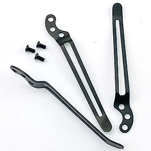 BRASSU Knife Clip Stainless Steel Back Clip Pocket Clip Knife DIY Parts