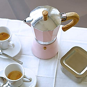 Gary Valenti VEZ006/IND/PINK Venezia Coffee Maker 300 ml Induction, pink