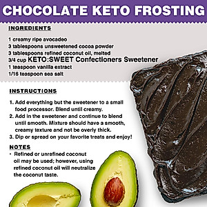 KETO:SWEET, Ultimate Sugar Alternative 100 Natural Erythritol Granulated Confectioner Baking Combo Pack, 12 Ounce (Pack of 2)